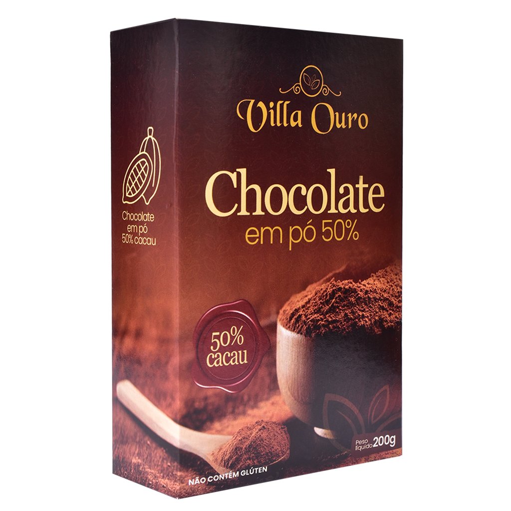 Chocolate em Pó 50% Cacau l NUTRIOURO